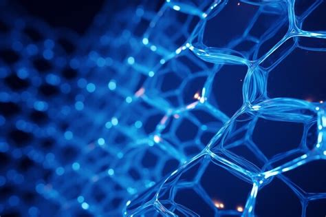 Premium AI Image Abstract Mesh Lights