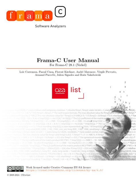 frama c user manual pdf command line interface software bug
