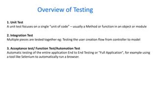 Behavioural Testing Ruby Rails Apps Scale Rspec Cucumber PPT