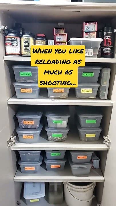 Ammo Reloading Component Storage Organized Tidy Labeled Youtube