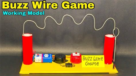 How To Make Buzz Wire Gamebuzz Wire Game School Projectbuzz Wire Game