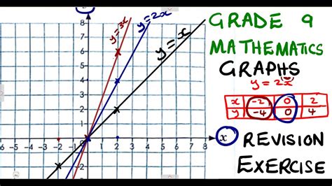 Mathematics Grade 9 Graphs Revision Term 3 Mathszoneafricanmotives