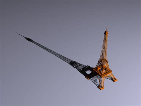 3d model eiffel tower tour
