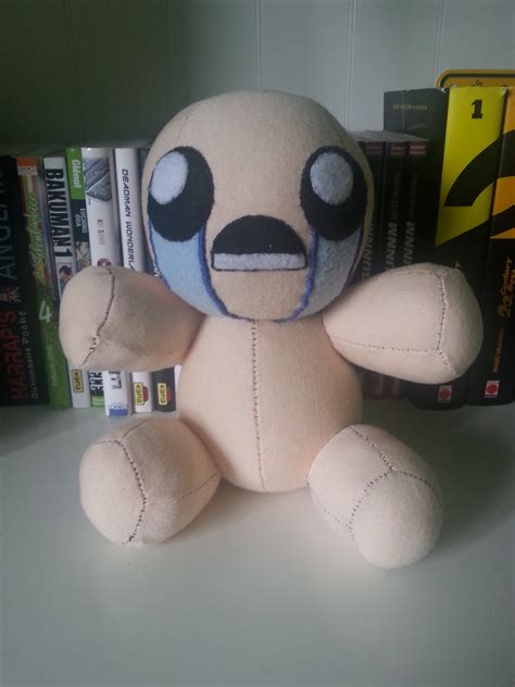 All Handmade Isaac Plushie I Made A Year Ago No Glue Or Sewing Machine Required R Bindingofisaac