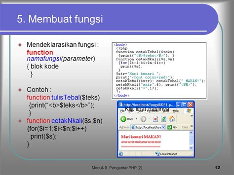 pertemuan ke 10 dan 11 server side scripting [php] ppt download