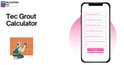 Tec Grout Calculator CalculatorsPot