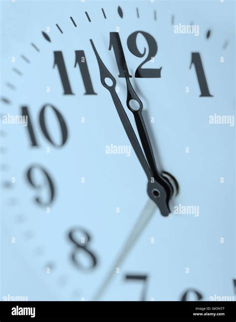 Dial Of Analog Hours Stock Photo Alamy
