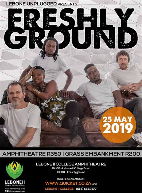 Lebone Unplugged Presents Freshly Ground Rustenburg