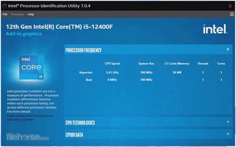 Intel Processor Identification Utility 6615316 Descargar