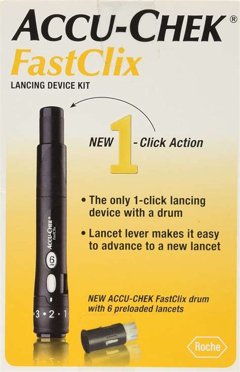 Jual Pen Lancet Device Accu Chek Fastclix Pena Pencoblos Accu Chek Fastclix Di Seller