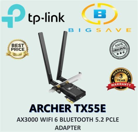 TP LINK ARCHER TX E AX WIFI BLUETOOTH ADAPTER Lazada