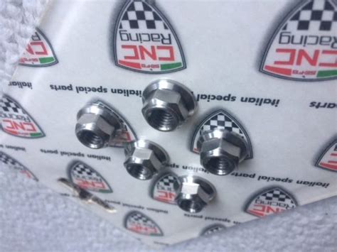 Titanium Sprocket Flange Nuts Mv Agusta Mv Agusta F4 B4 B3 Dragster Rivale Turismo