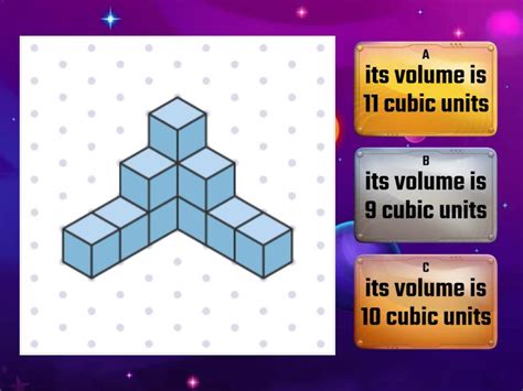 Exercise Volume Of Cubes And Cuboids Quiz