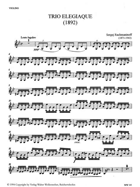 Rachmaninov Piano Trio No 1 Violin Pdf