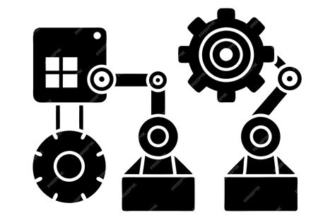Ai Automation Robotics Amp Workflow Icons Vector Premium Ai Generated Vector