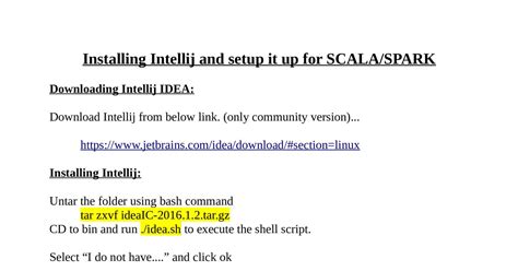 Installation Intellij Pdf DocDroid