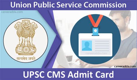 UPSC CMS Admit Card Download UPSC CMS Hall Tickets Career Adda