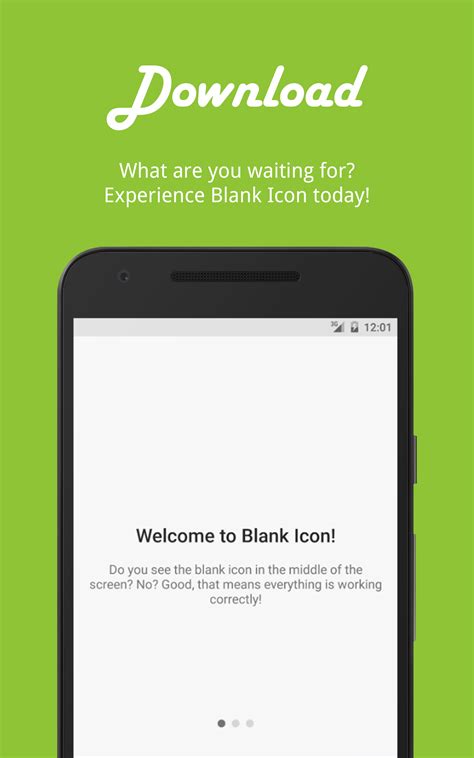 Blank Android Icon