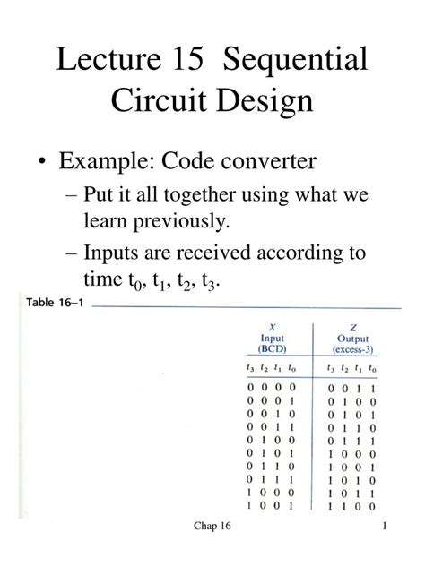 Ppt Lecture 15 Sequential Circuit Design Powerpoint Presentation