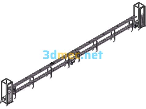 Upper And Lower Standard Assembly Lines 3d Model Solidworks