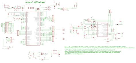Электрическая схема Arduino MEGA 2560 RxTx su