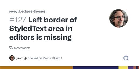 Left Border Of StyledText Area In Editors Is Missing Issue Jeeeyul Eclipse Themes GitHub