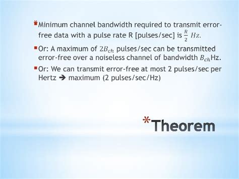 Ex Five Telemetry Signals Each Of Bandwidth 1