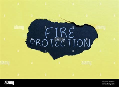 Conceptual Display Fire Protection Business Approach Measures Taken To