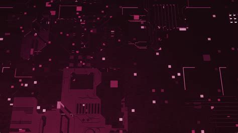 Impressive Animation Shows Data Flow In A Motherboard In Pc Motion Highlighted Processor Among