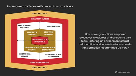 Executive Fears Navigating The Landscape Of Transformation Programme Delivery