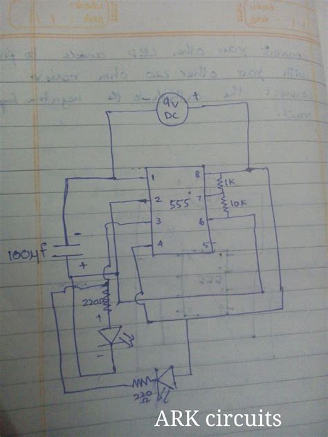 Alternating Flashing Led Circuit
