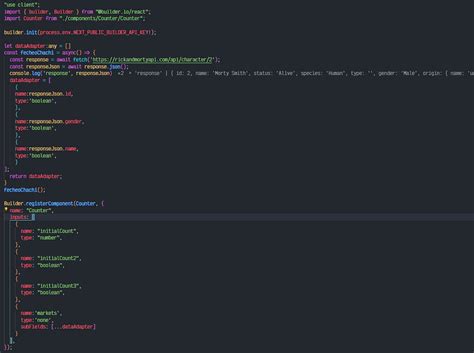 Registering A Component With A Dynamic Data Or By Passing A Variable Visual Editor Help