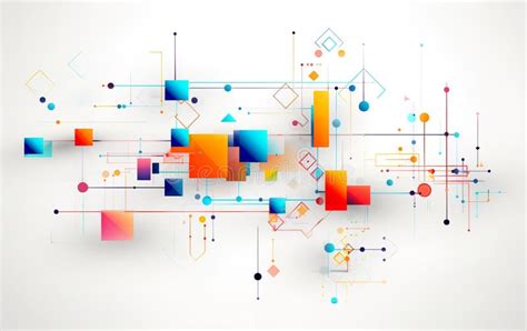 Colorful Geometric Structures Design On White Background Stock Illustration Illustration Of Colorful Geometric Structures Design On White Background Stock Illustration Illustration Of