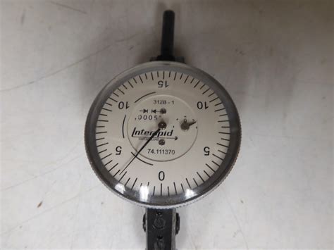 Interapid Model 312b 1 0005 Dial Test Indicator Qb22 Bullseye