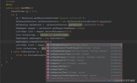 Mybatis的逆向工程mybatis逆向工程 Csdn博客
