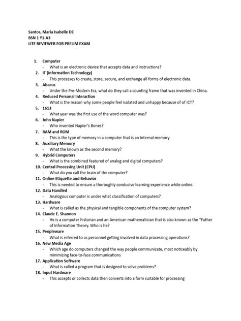 Lite Reviewer Pdf Computer Program Programming