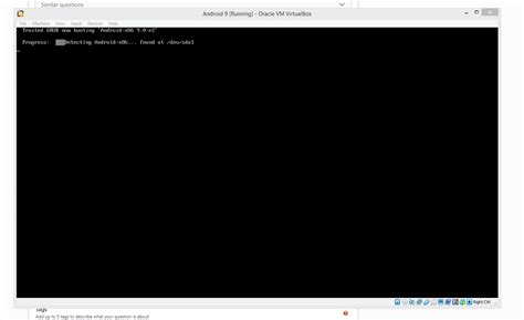 windows 8 1 stuck on detecting android x86 found at dev sda1