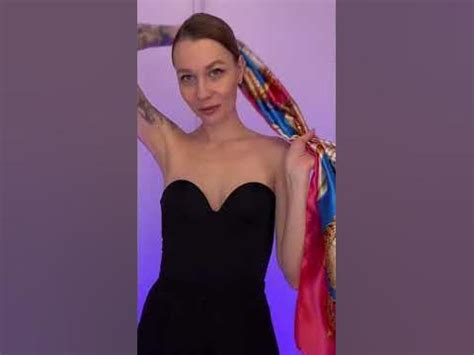 Как легко и просто завязать платок - YouTube