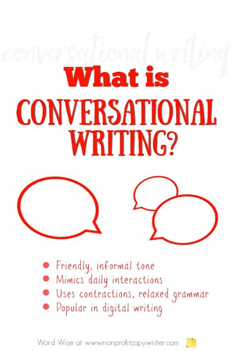 Why You Must Master A Conversational Writing Style