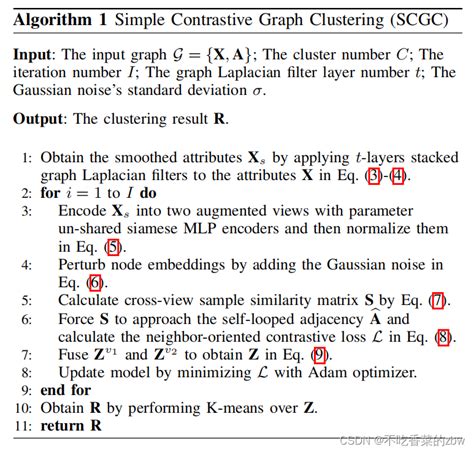 论文阅读“simple contrastive graph clustering”（arxiv） csdn博客