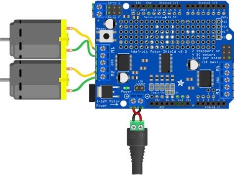 Python And Circuitpython Adafruit Motor Shield V2 Adafruit Learning