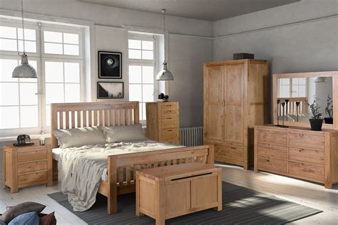 Reclaimed Oak Bedroom Furniture Amish Oak And Cherry Bedroom Solid Wood