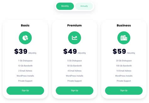 Pricing Table Css