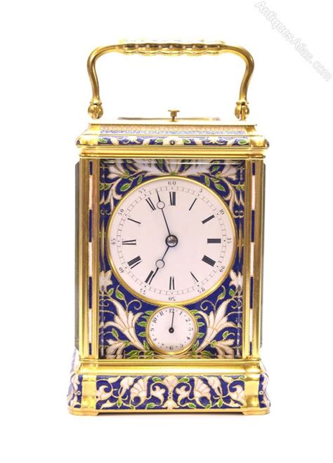 Antiques Atlas 19th Century Enamel Strike Repeat Carriage Clock
