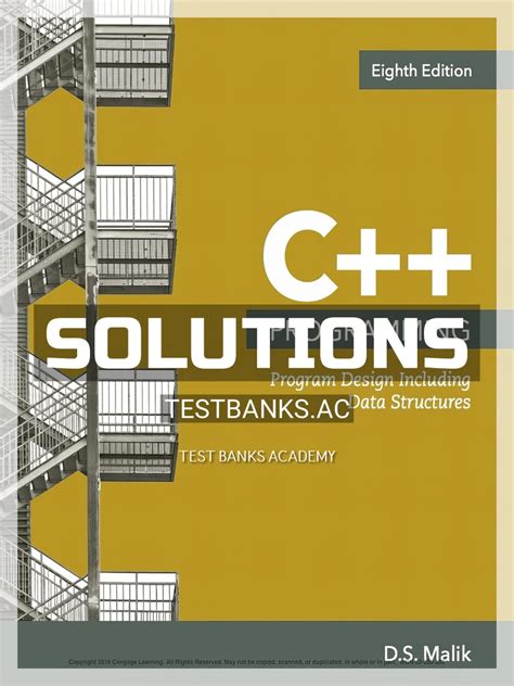 Solutions Manual For C Programming Program Design Including Data