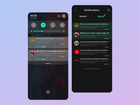 Notification Page Designs Themes Templates And Downloadable Graphic Elements On Dribbble