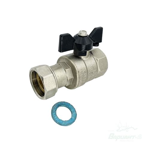 Кран шаровый LD 3/4" в. р. с накидной гайкой - Краны шаровые и вентили ...