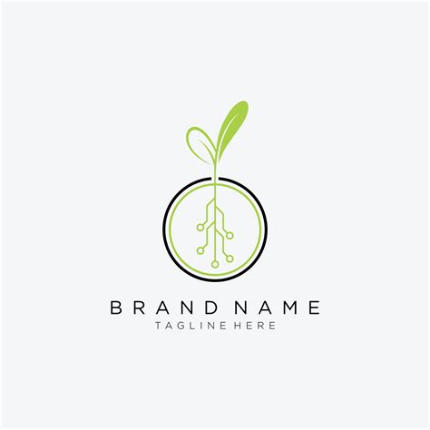Tree Tech Icon Logo Design Template 8174341 Vector Art At Vecteezy