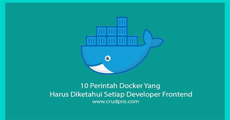 10 Perintah Docker Yang Harus Diketahui Setiap Developer Frontend CRUDPRO