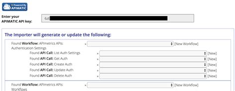importing from apimatic